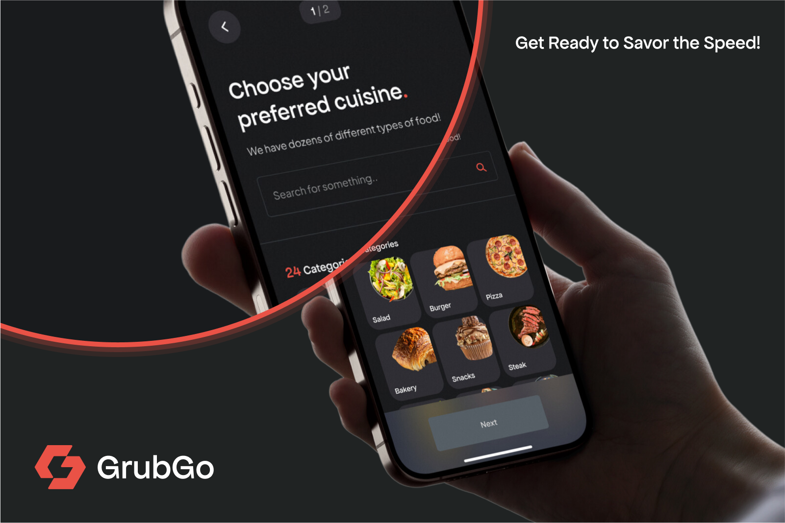 Grub Go - A Food Delivery App Branding Design by Vikrant Jain for ...