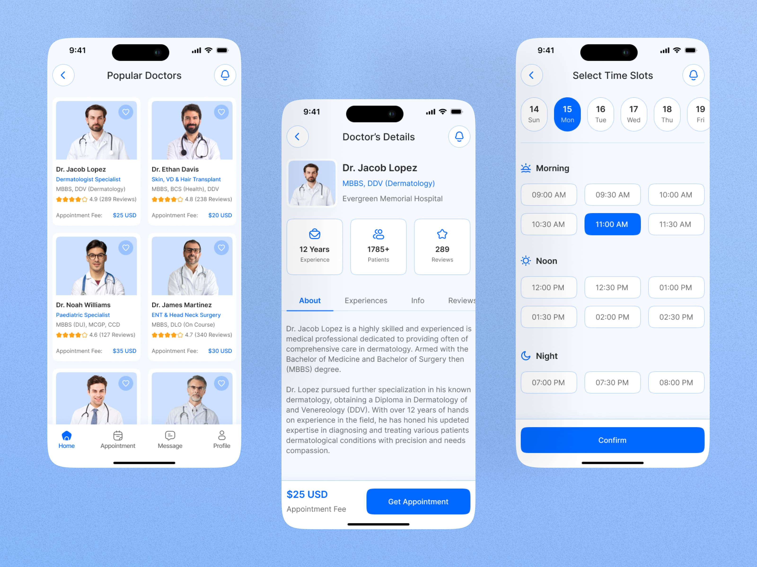 Doctor Appointment Booking & Consulting App Ui Design by Tanzir Fahad ...