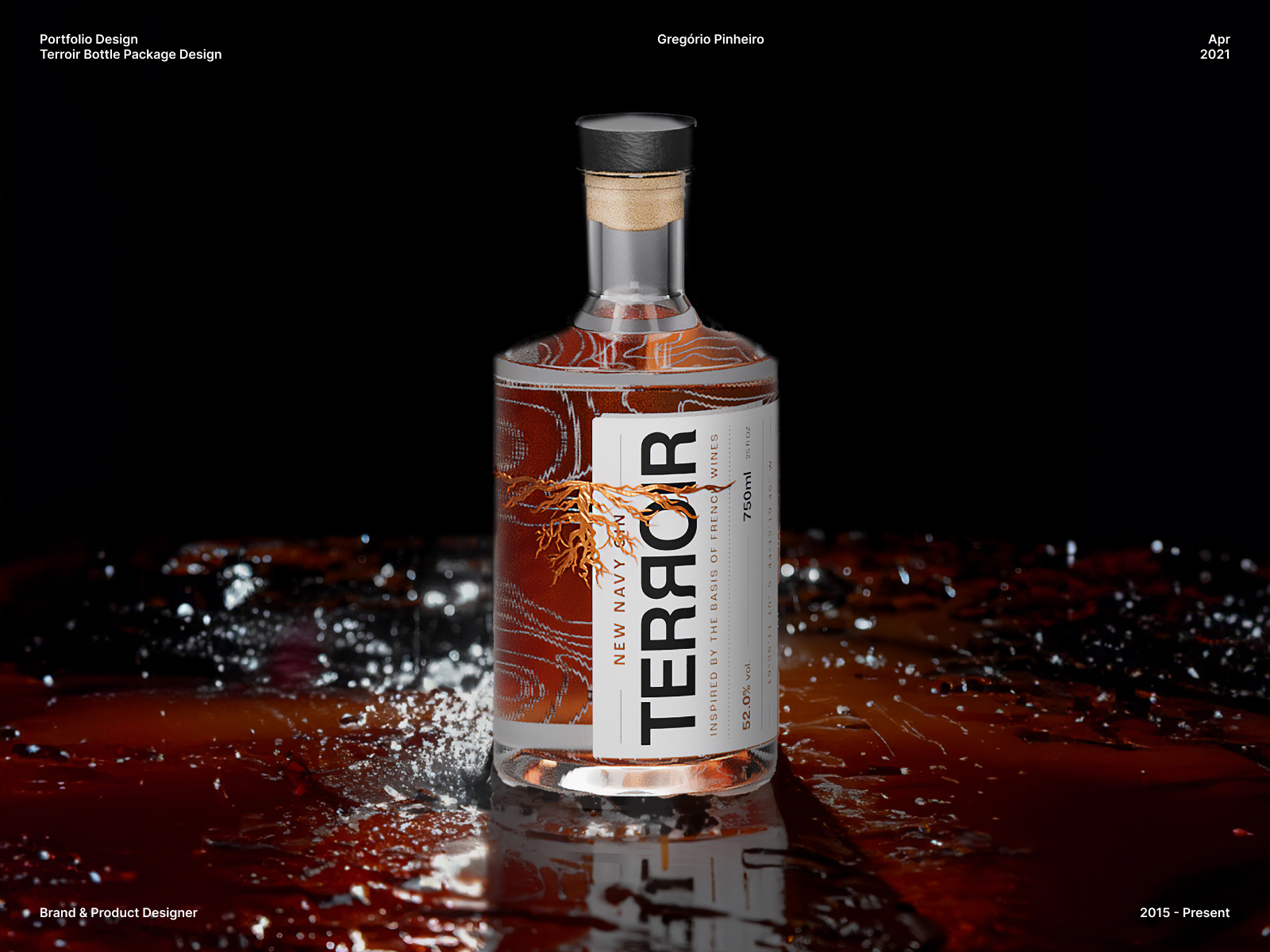 New Navy Gin Medal Design: Terroir Packaging Design by Gregório ...