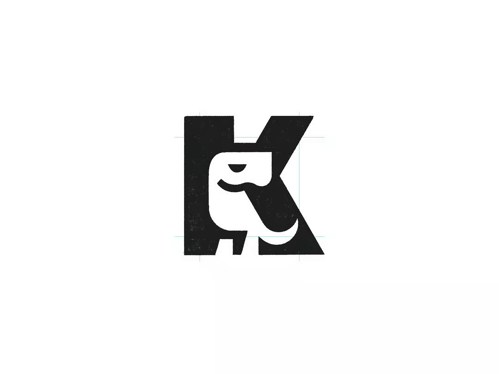 Letter K dinosaur primal animal T-Rex logo for sale by Anh Do - Logo ...