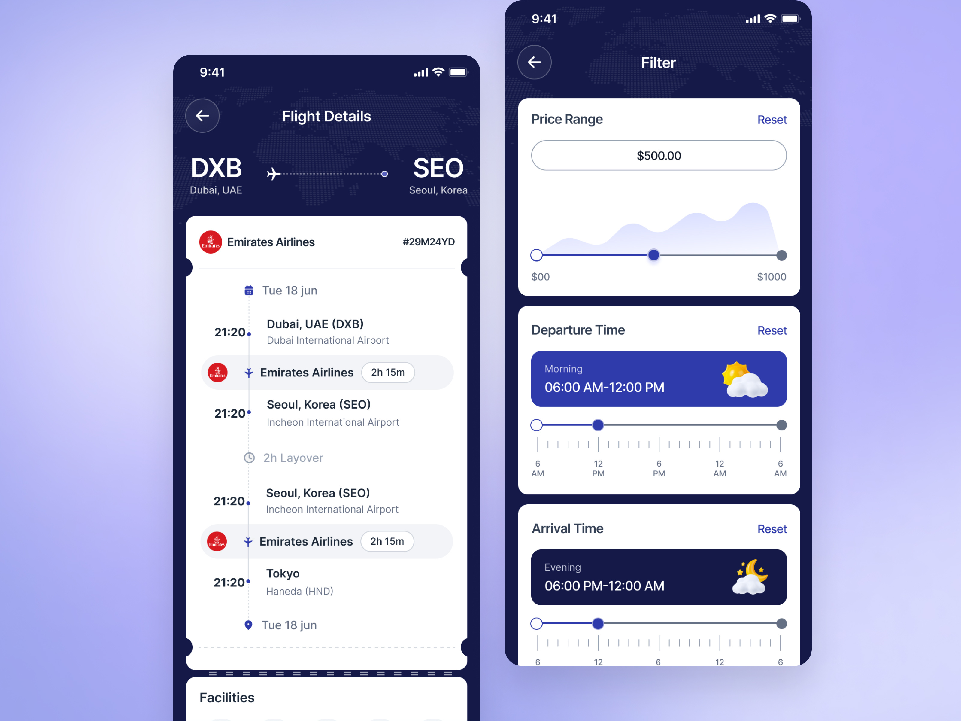 Flight Booking Mobile App Design by FocoTik UI UX for FocoTik UI/UX ...