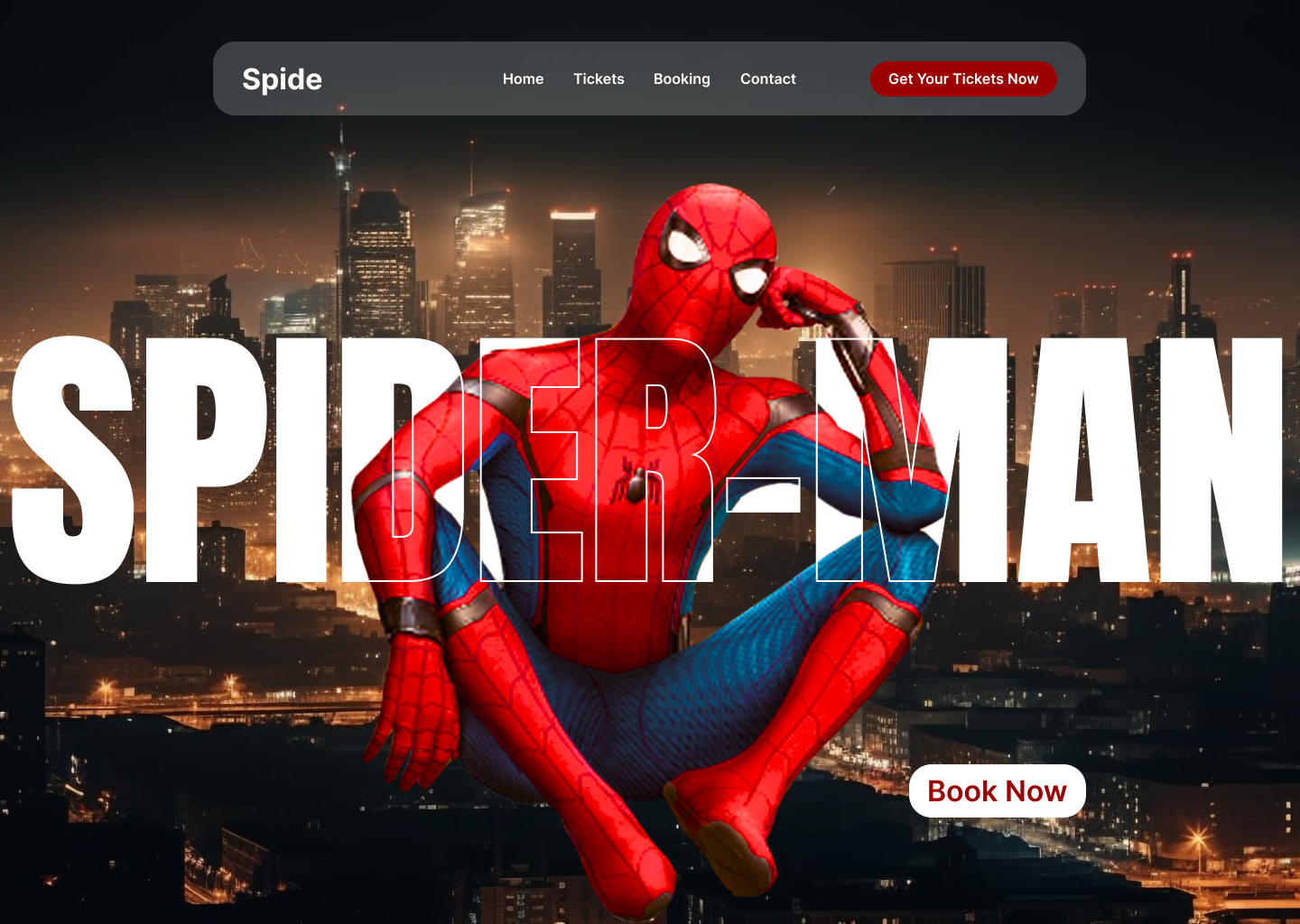 Spider-Man Landing Page by utkarsha Gouttam on Dribbble