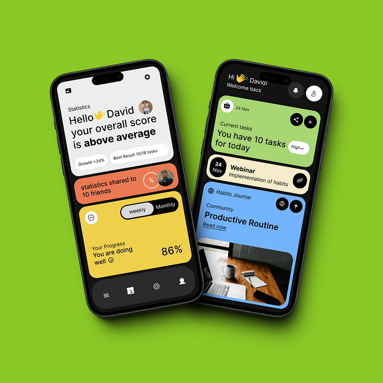 Notes mobile app design by Simran Shaikh on Dribbble