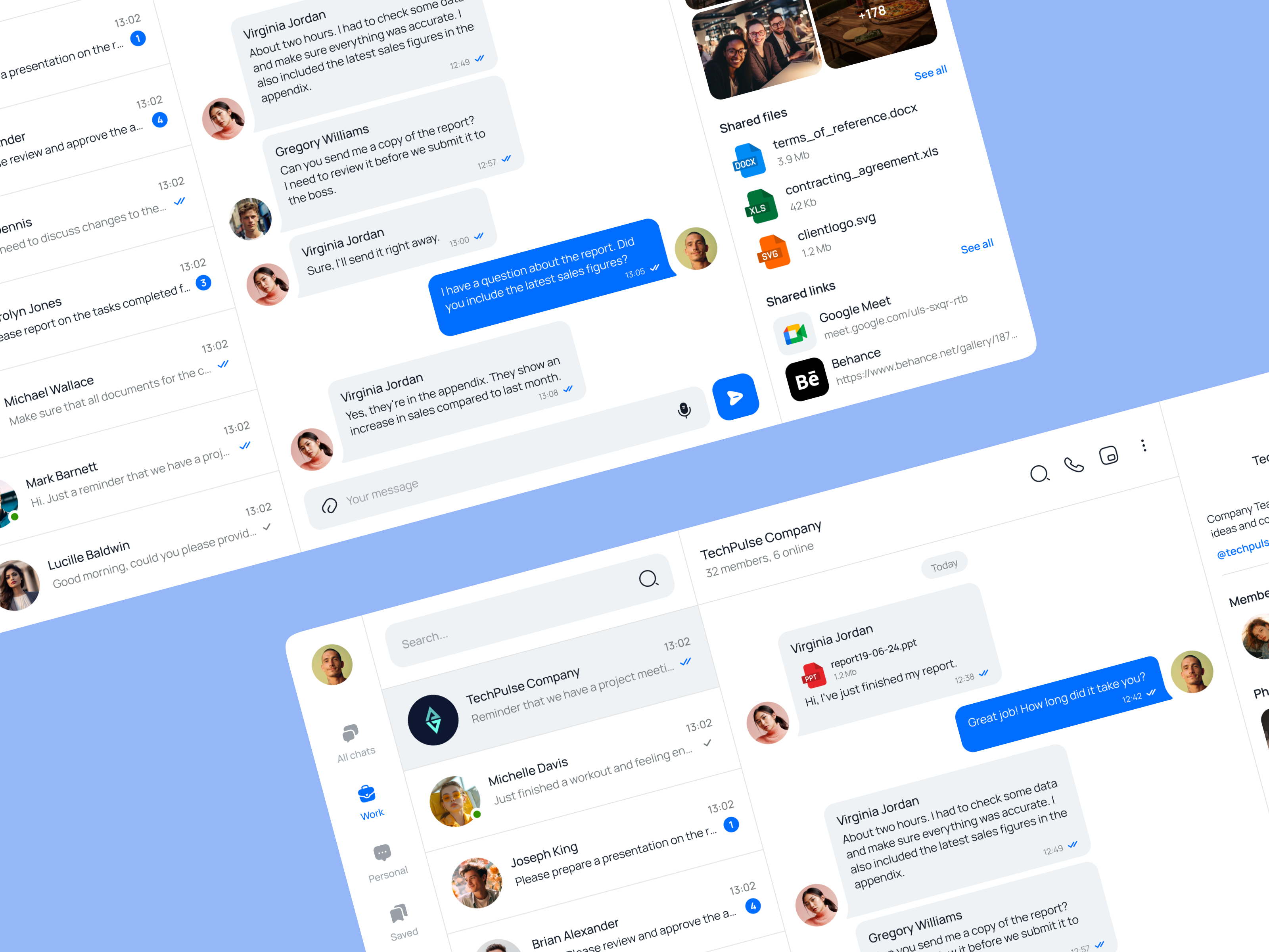 Web Chat UI by Ronas IT | UI/UX Team on Dribbble