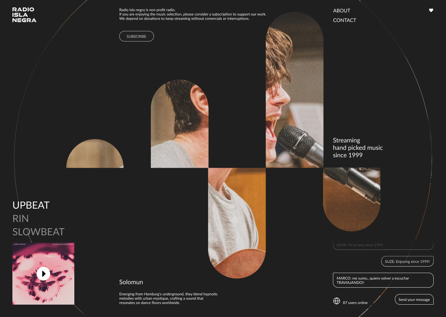 Radio Webpage Redesign by Anastasiia Binsted on Dribbble