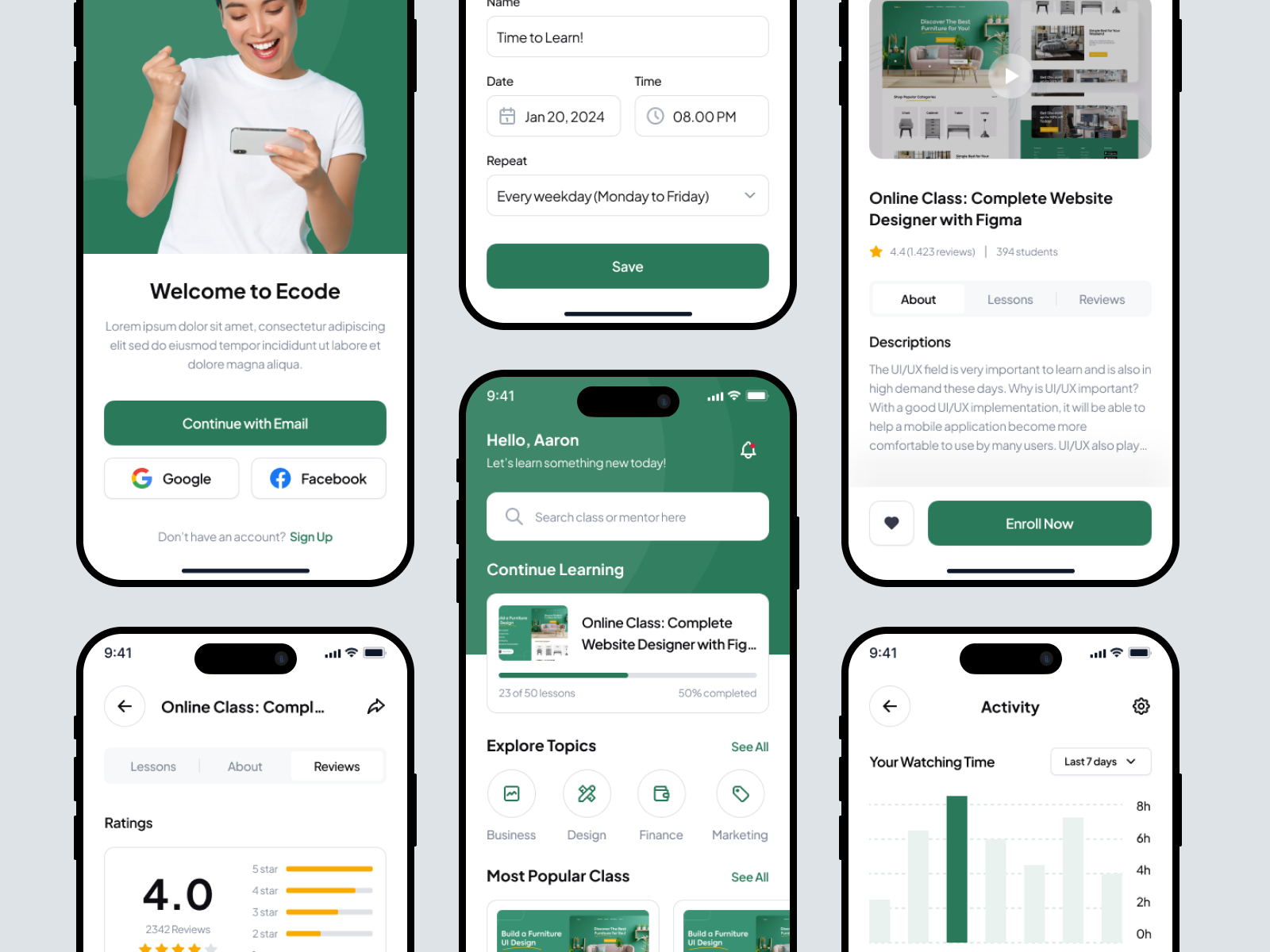 Ecode - Learn Coding Mobile App by Mochammad Alfarizi on Dribbble