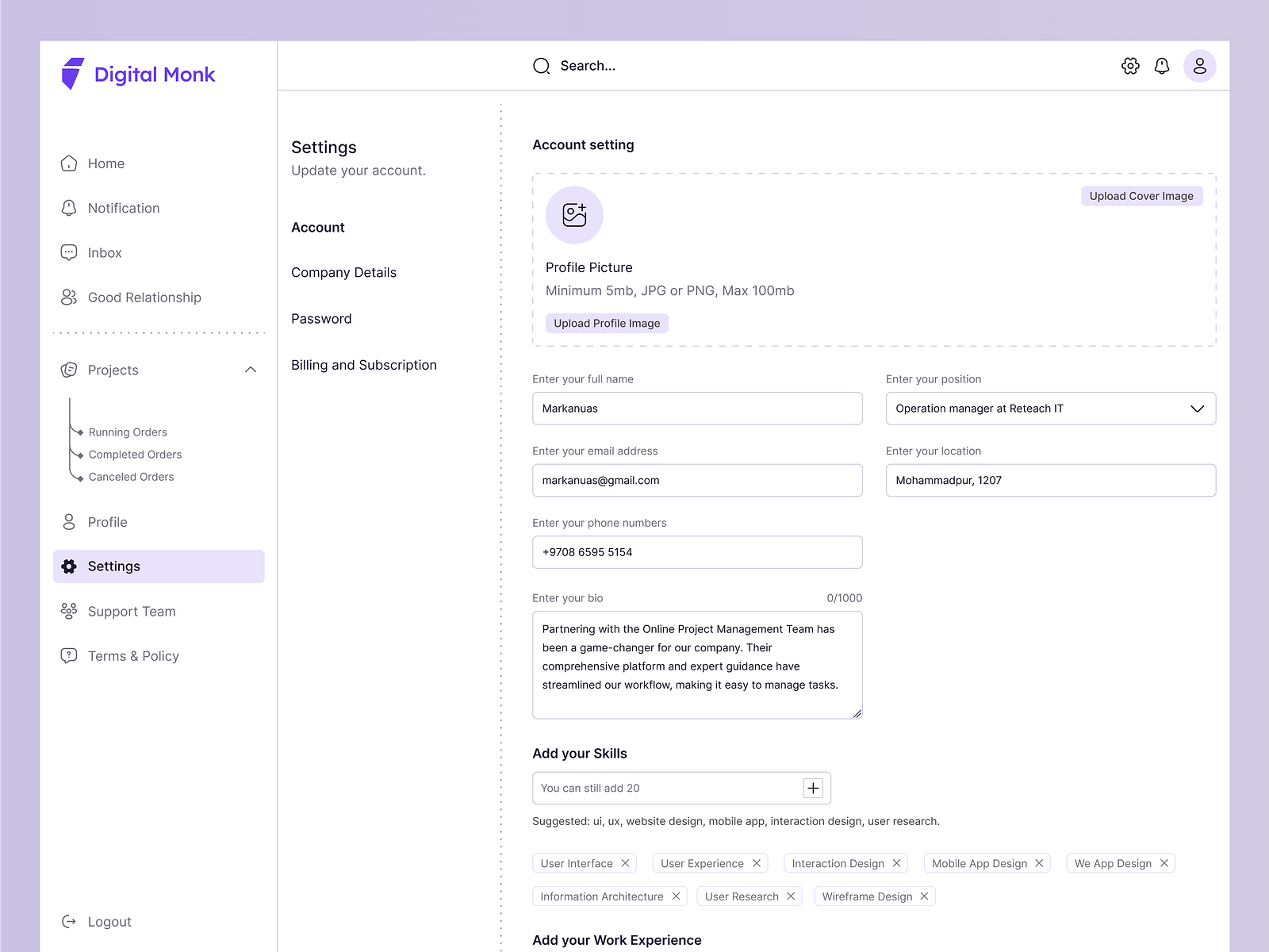 Online Project Management SaaS Web App. by Shakhawat Hosen on Dribbble Online Project Management SaaS Web App. by Shakhawat Hosen on Dribbble