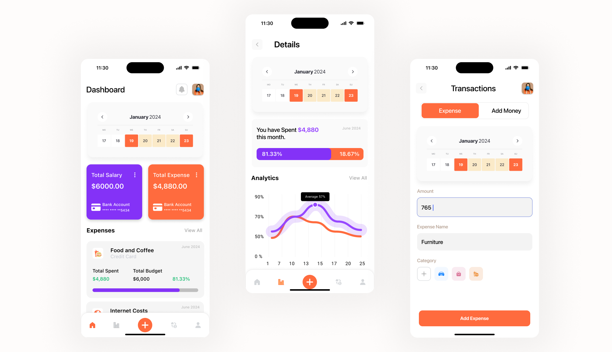 ExpenseEase - Manage with Precision by Talha Riaz on Dribbble