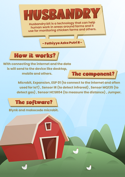 Husbandry - Embedded System Poster by Fathiyya Azka on Dribbble