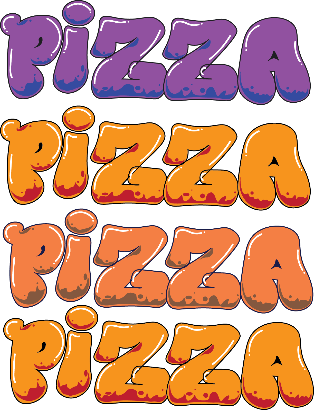 Pizza Graffiti Art by Jamila Whitlock on Dribbble