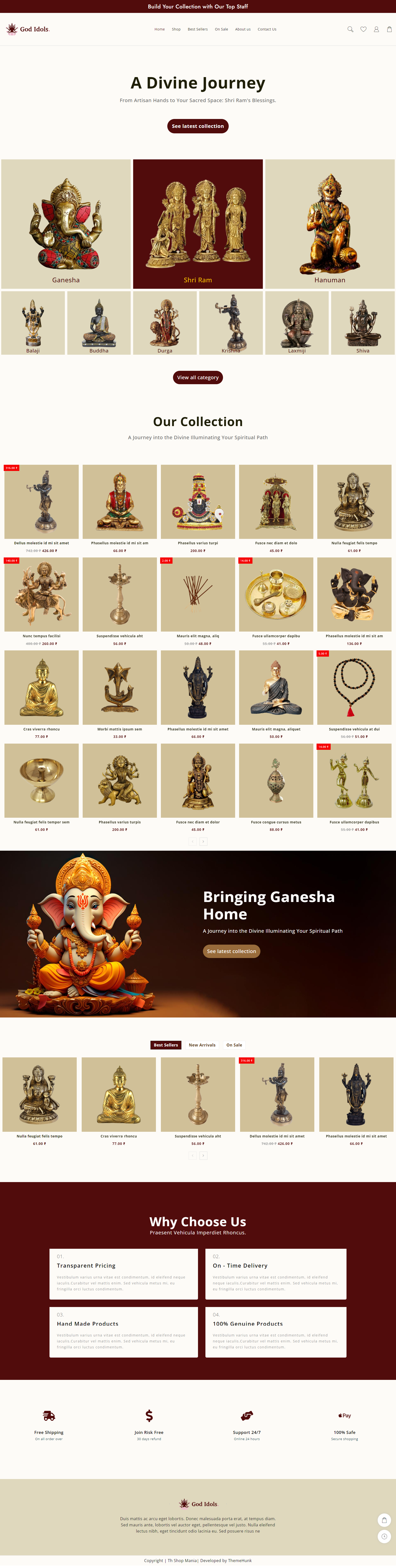 God Idols Theme Template by ThemeHunk on Dribbble