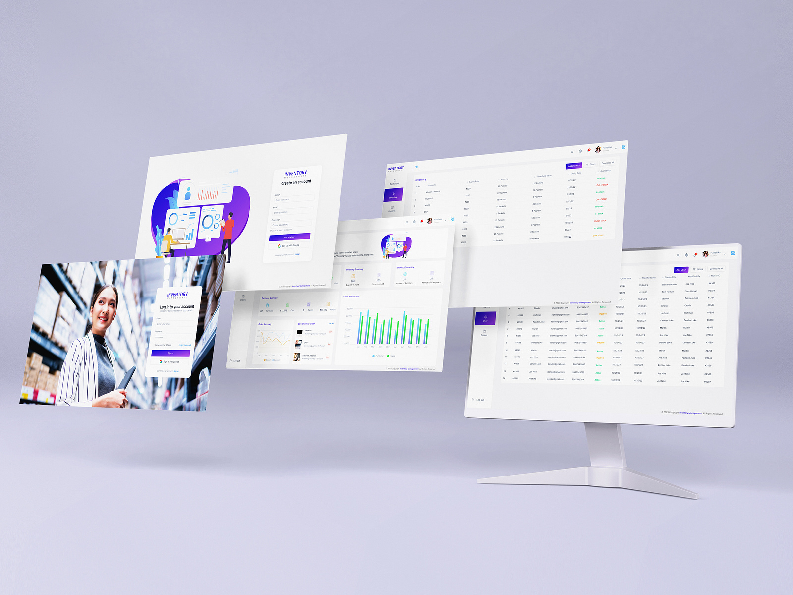 Inventory Management Dashboard by Vino Savian on Dribbble