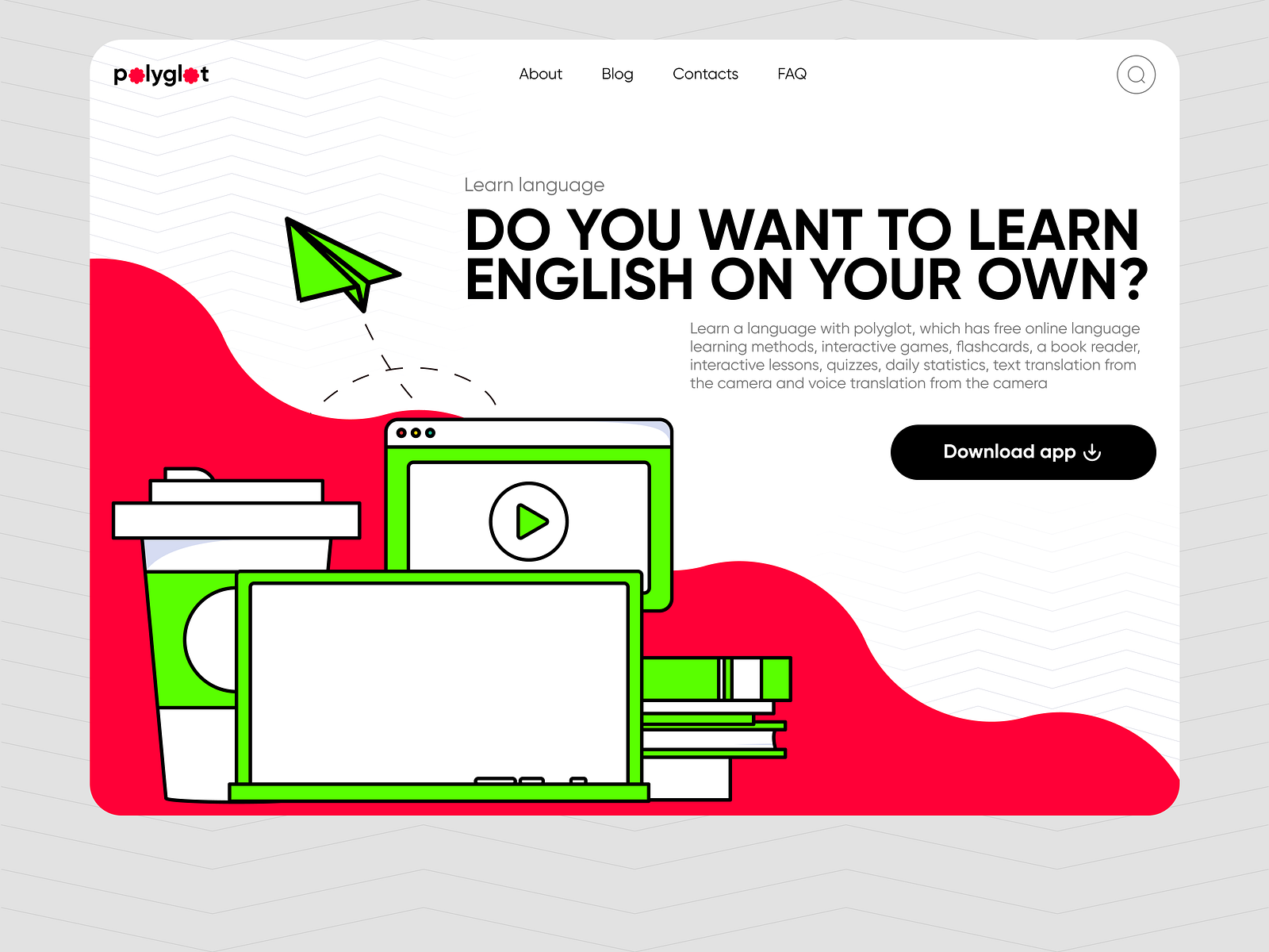 Language Learning Web Platform by Vladislava Urazova on Dribbble