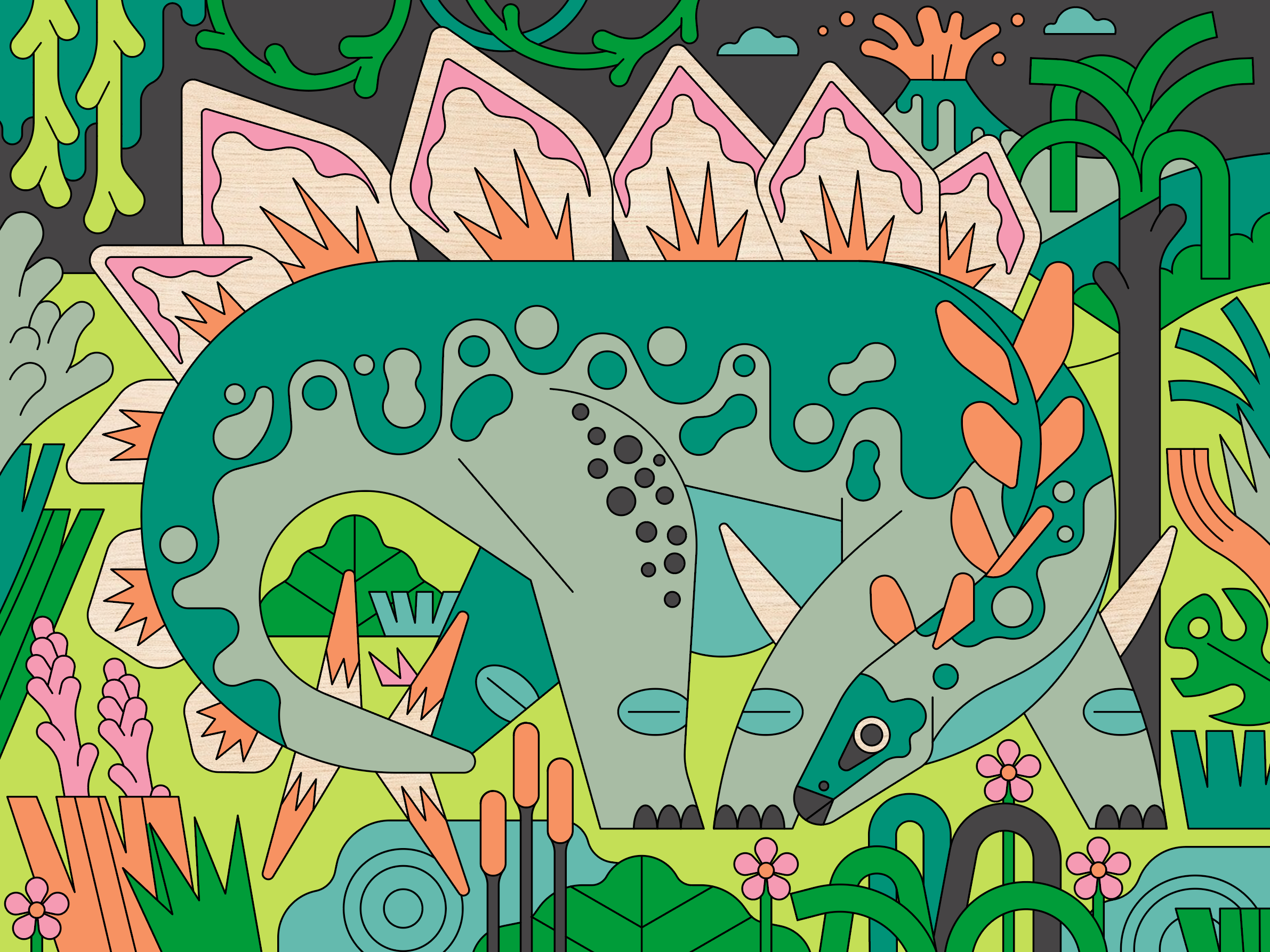 Browse thousands of Dinosaur images for design inspiration | Dribbble