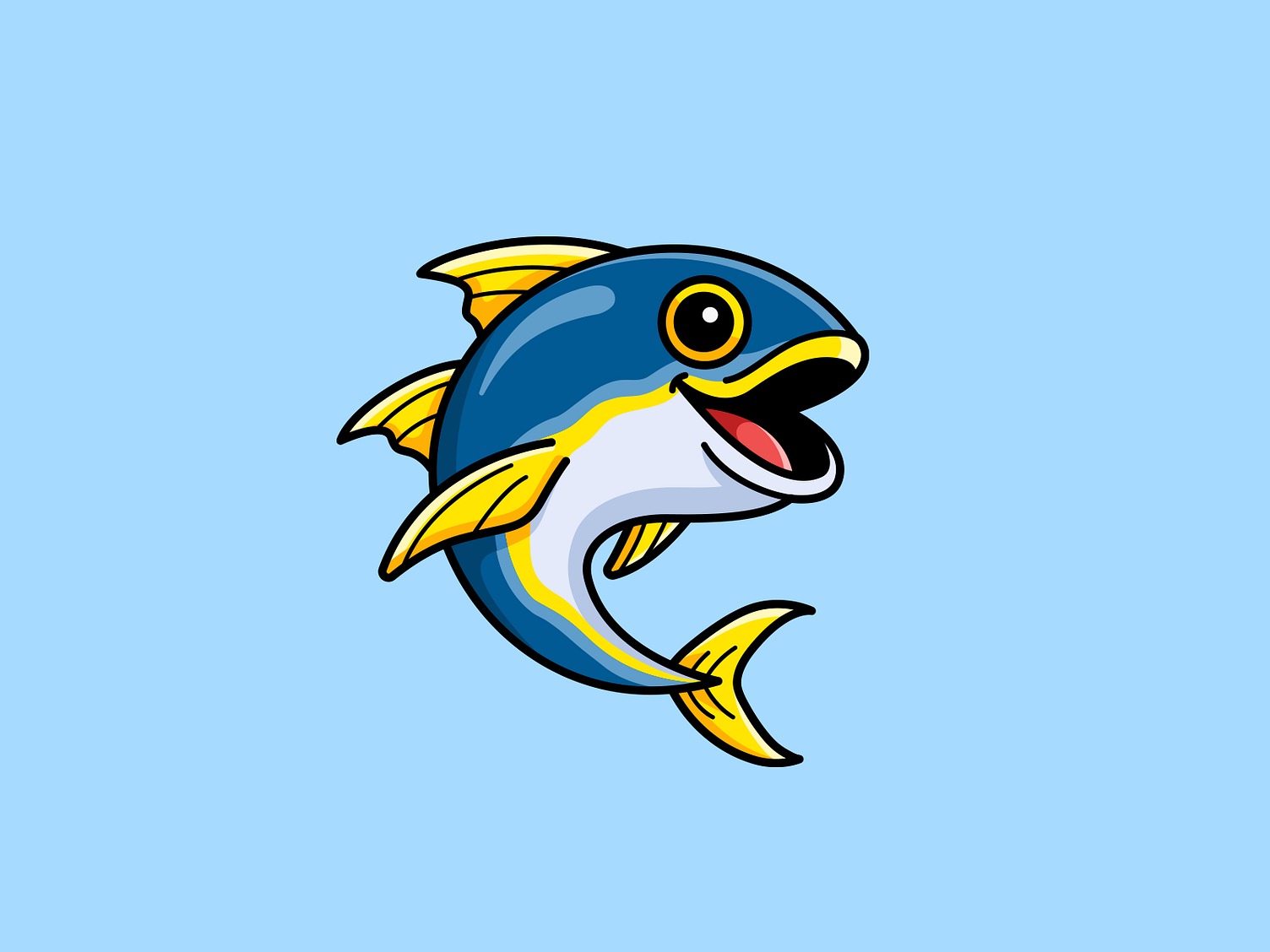 Tuna Illustration by Alfrey Davilla | vaneltia on Dribbble