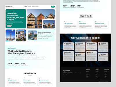 Architect Building - UI Design by Anshika Solanki on Dribbble