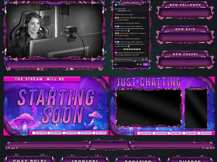 Magical Forest Overlay designs, themes, templates and downloadable ...