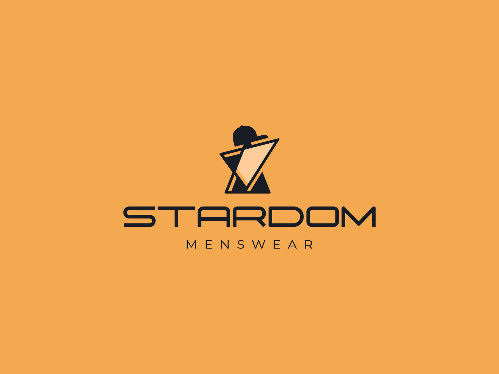 Stardom men fashion logo, Modern lifestyle clothing brand by Md Humayun ...