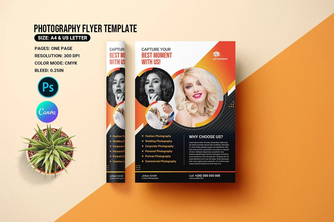 Photography Flyer Template by Mukhlasur Rahman on Dribbble