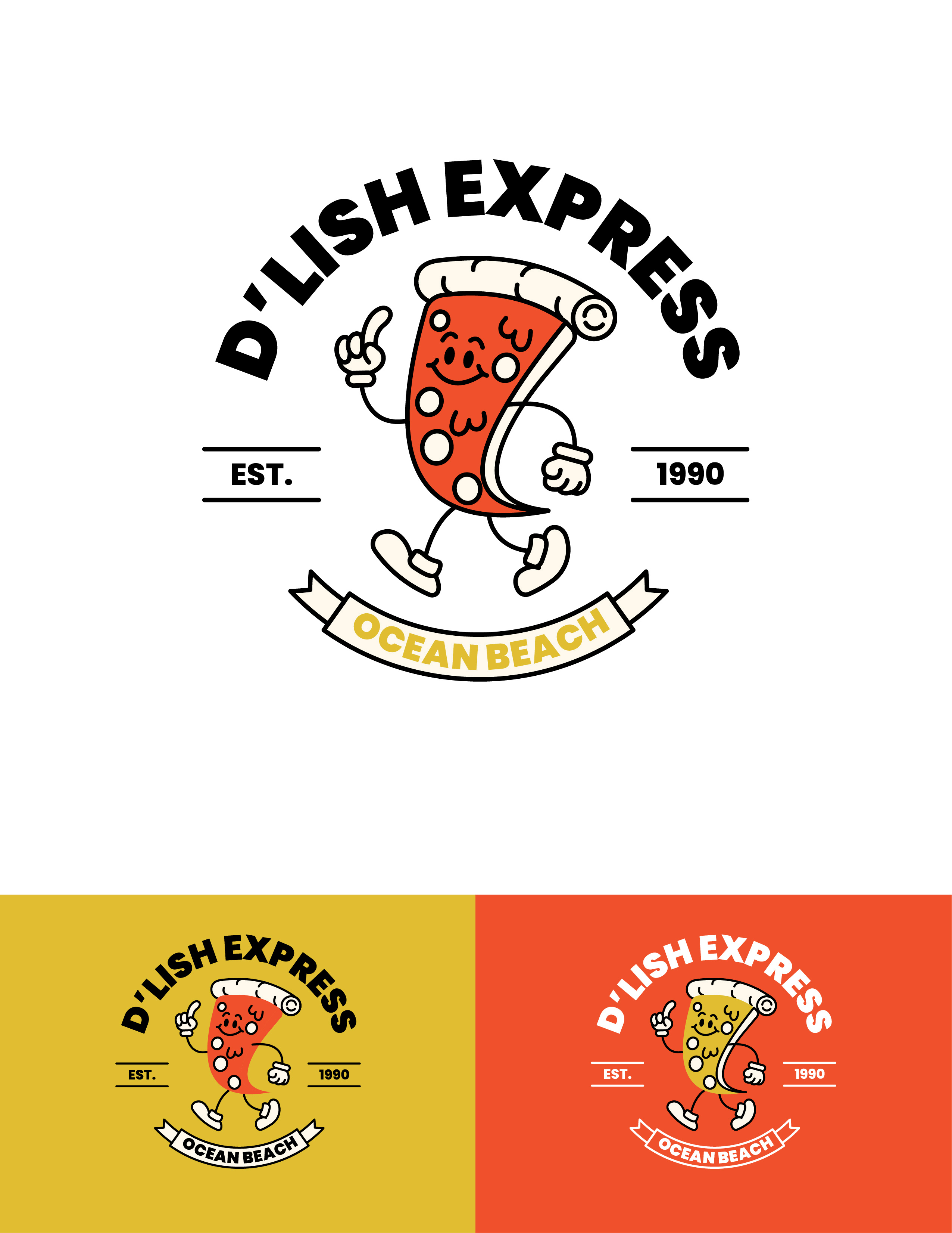D'Lish Express Logo Exploration by Colleen on Dribbble