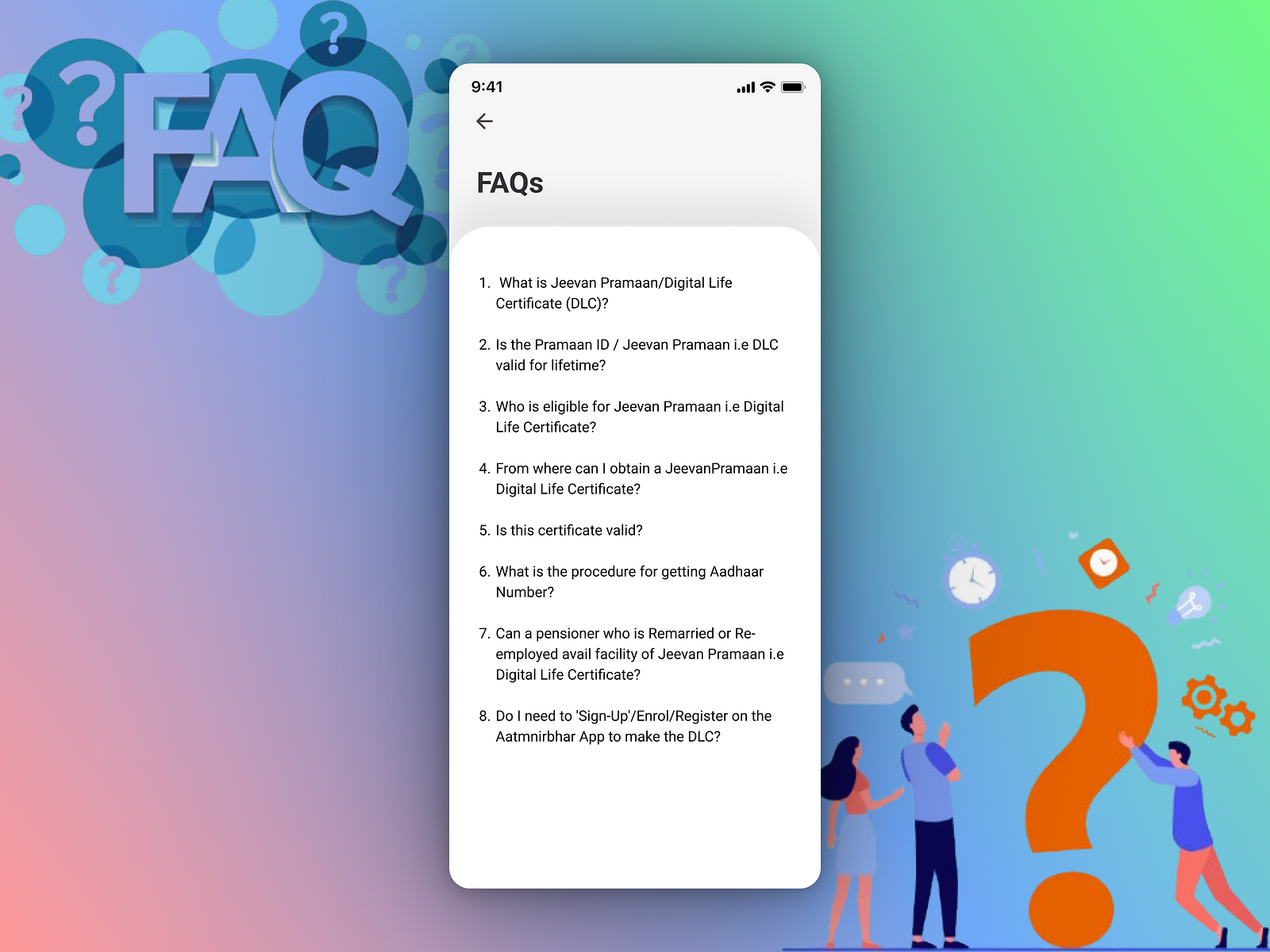 FAQs Screen by Pradeep Maurya on Dribbble