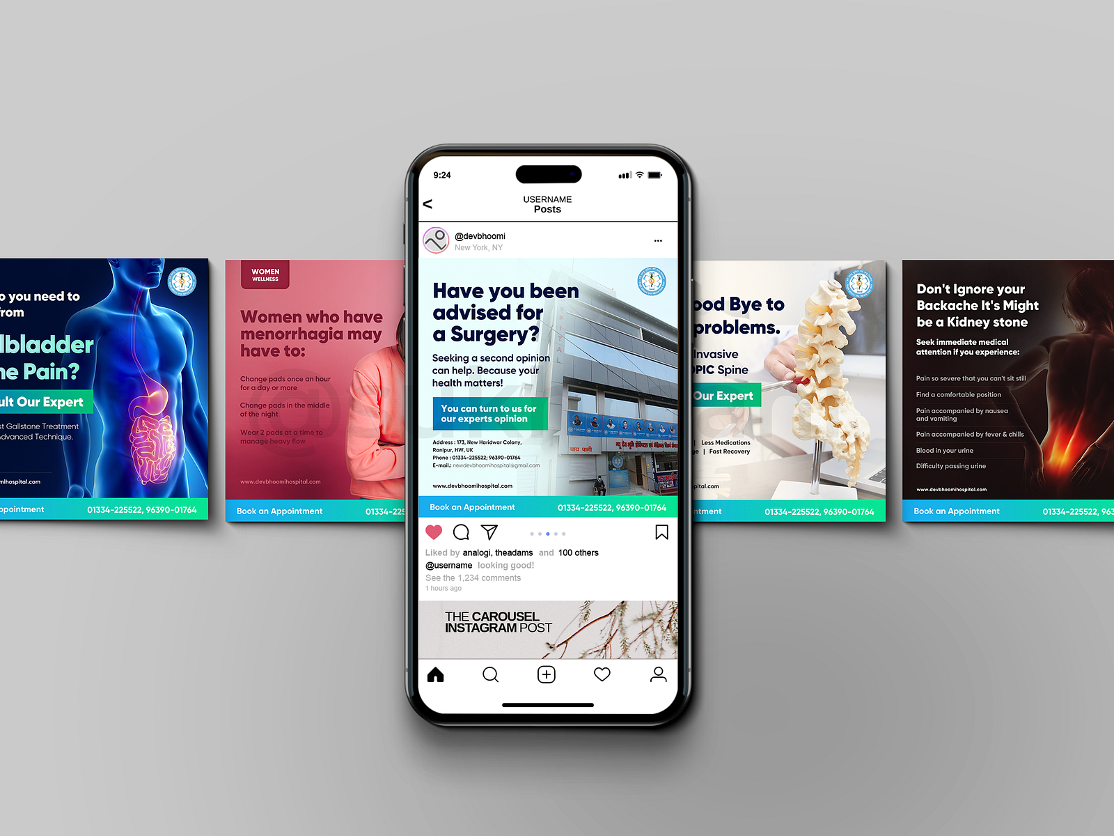 Social Media Campaign for Hospital Healthcare Services by sukhmani kaur ...