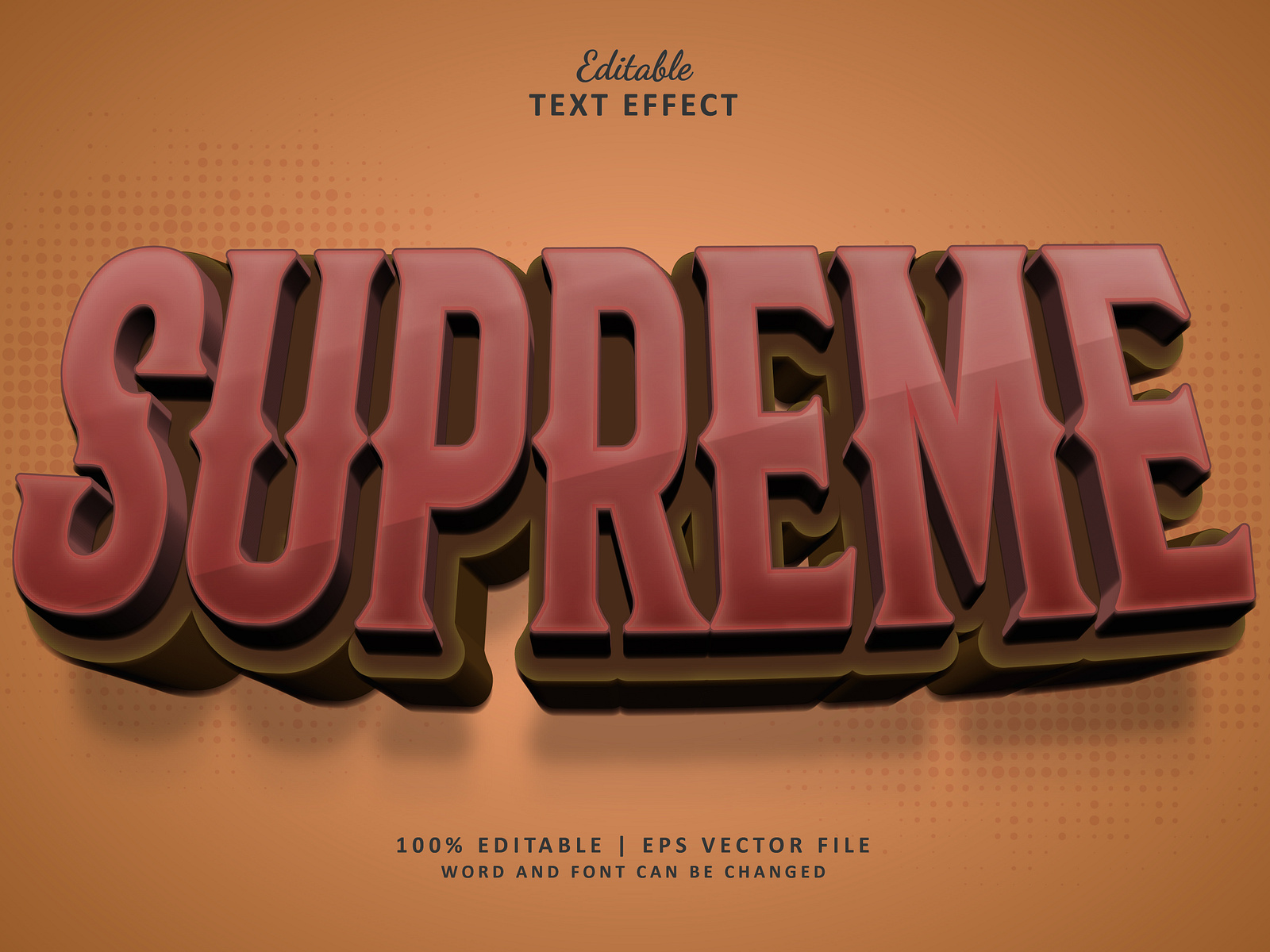 Text Effect Supreme by Navy Graphic on Dribbble