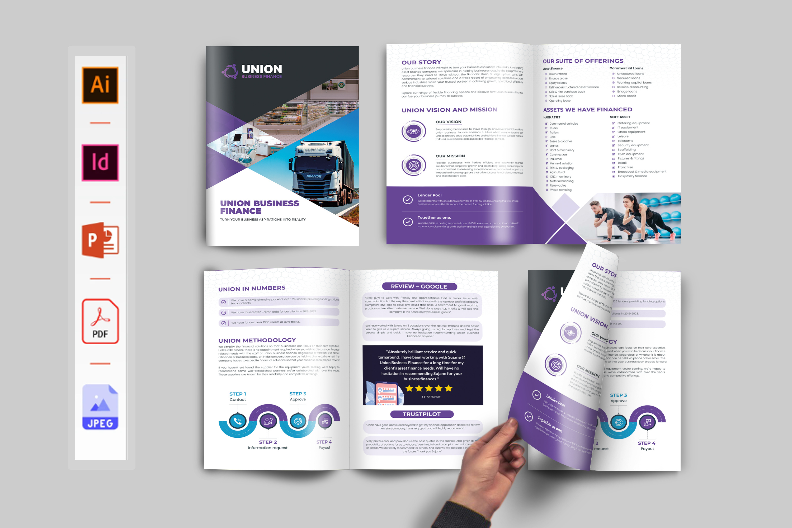 Brochure Design by Jonaid Visuals on Dribbble