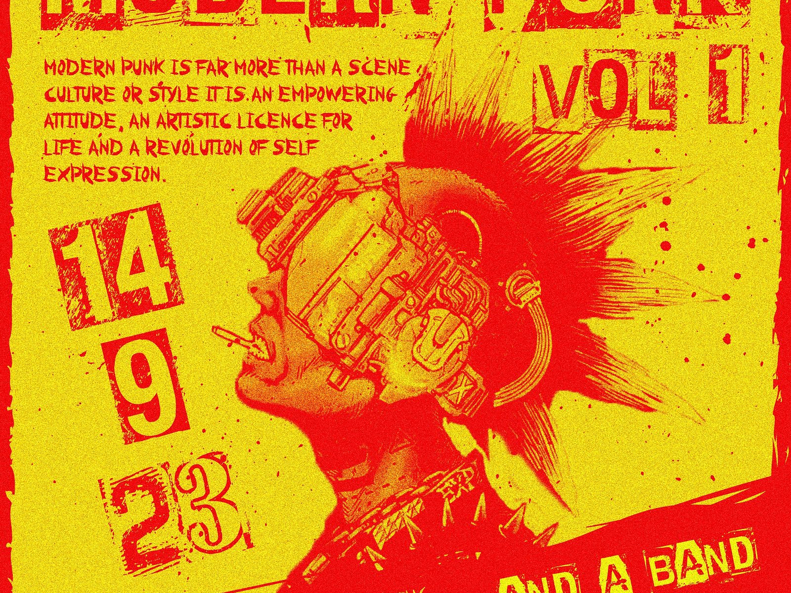 Random Punk Poster by Swan Saung Linn on Dribbble