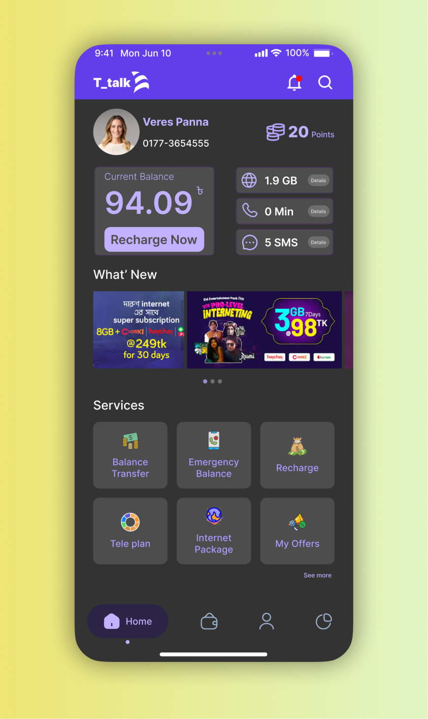 T_talk App UI Design by Hadia Razin Mou on Dribbble