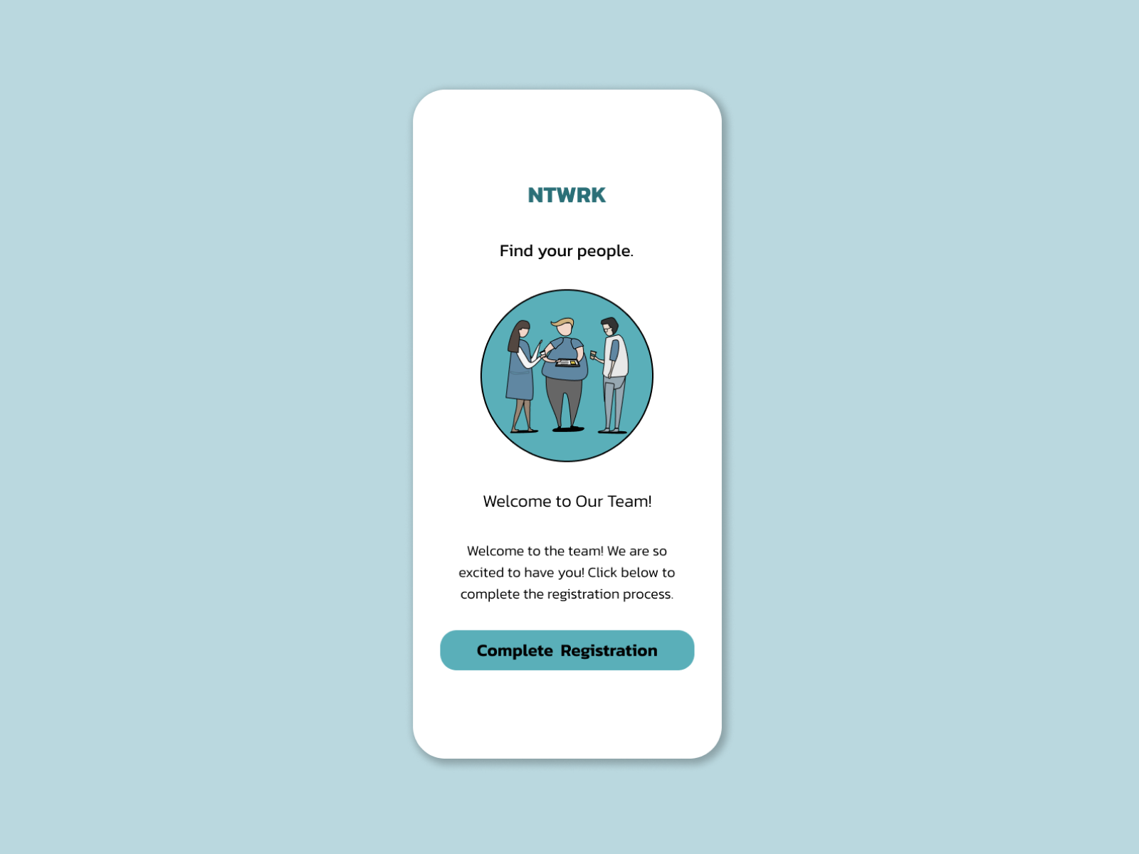 #DAILYUI #23- Onboarding by Tayler Delnagro on Dribbble
