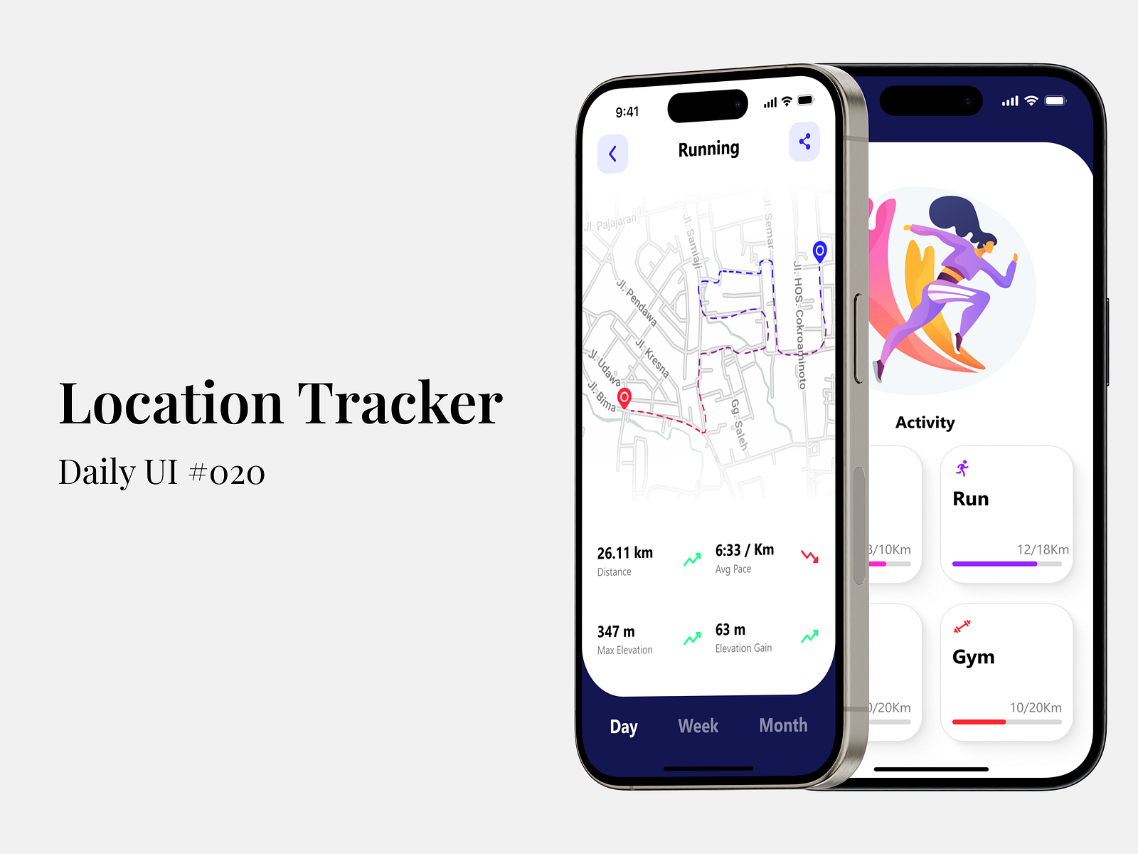 Location Tracker - Daily UI #020 by Azis Nurfajari on Dribbble