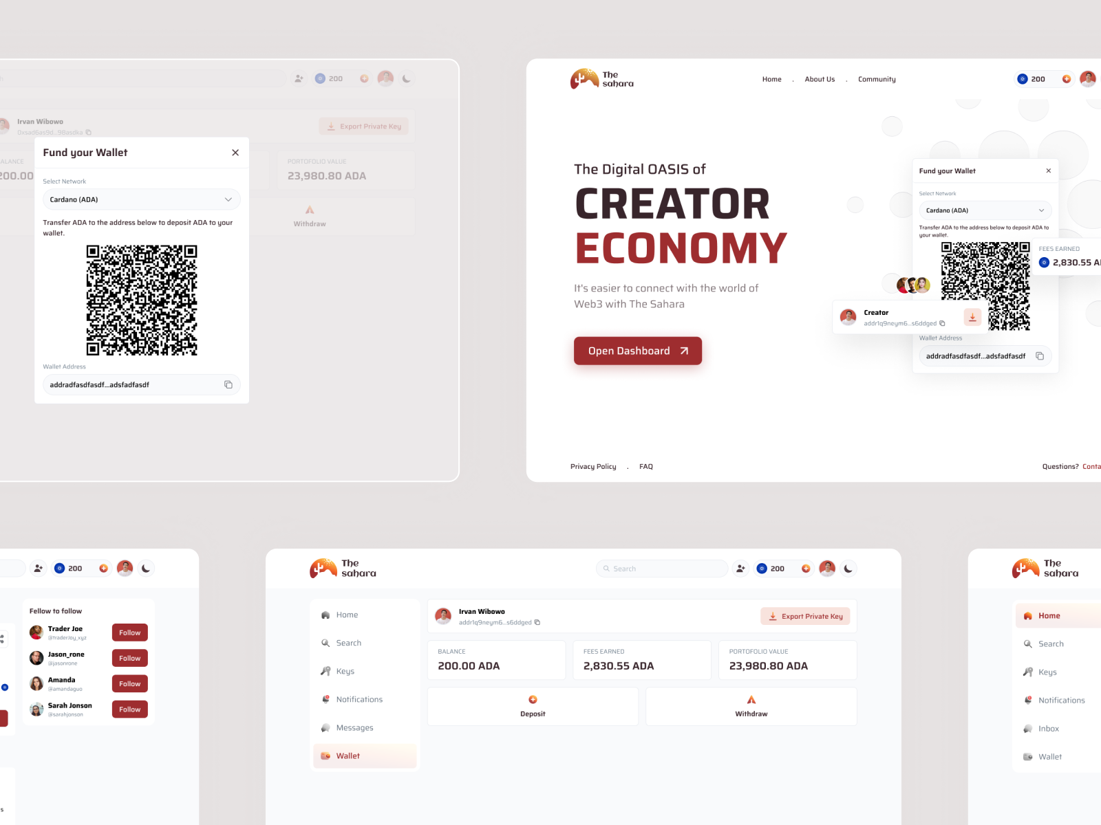 The Sahara - Website Design by Irvan Wibowo on Dribbble