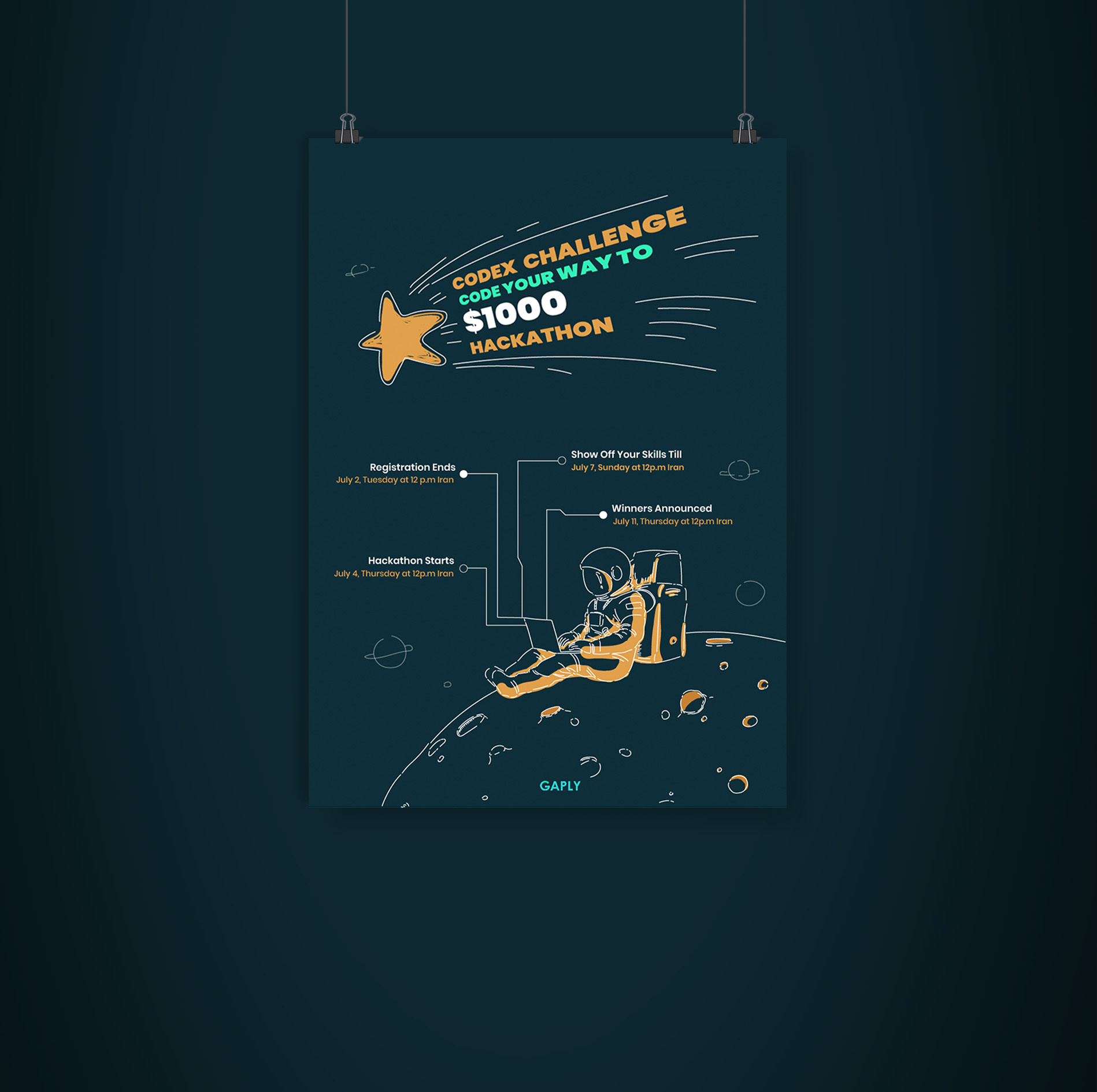 Hackathon Poster designs, themes, templates and downloadable graphic ...