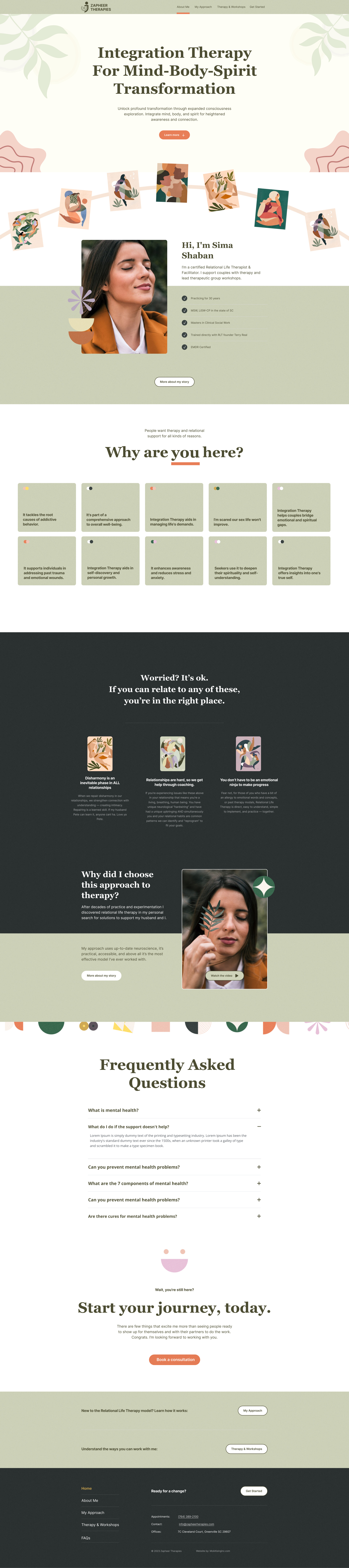 Therapist Booking designs, themes, templates and downloadable graphic ...