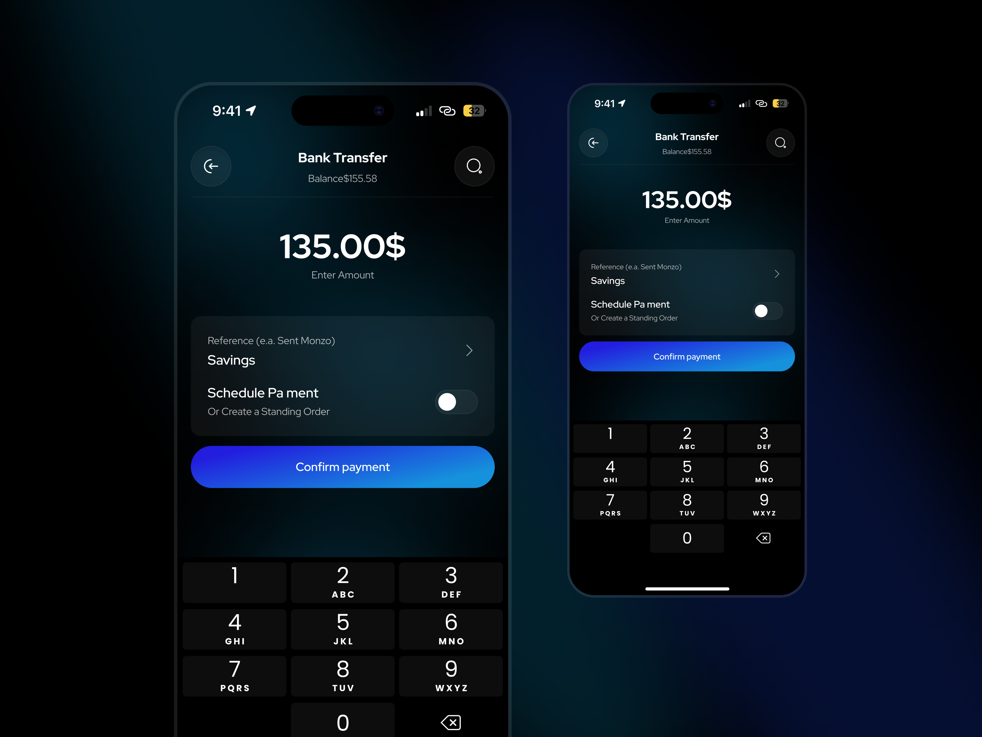 Credit Card - Bank Transfer Mobile App & UI UX Design by Sheikh Shihab ...