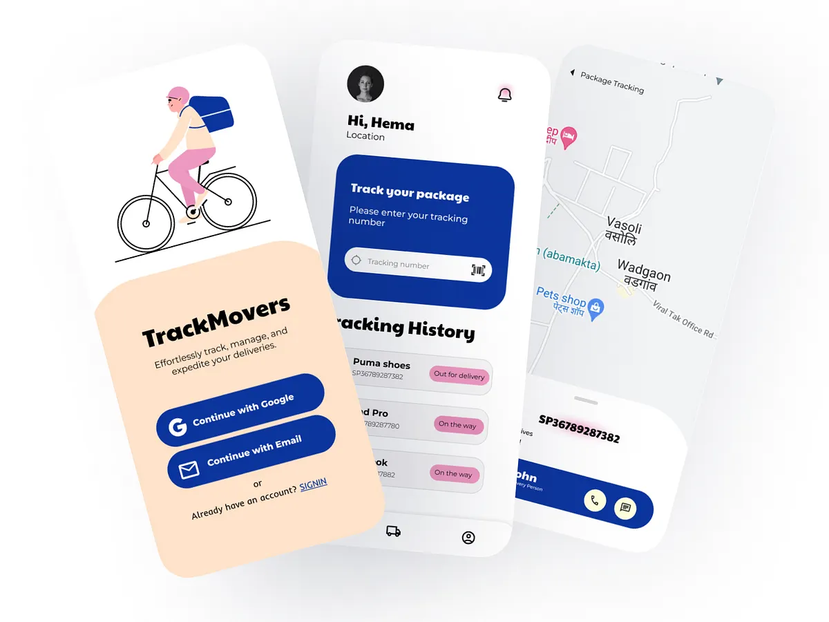 Browse thousands of Package Delivery App images for design inspiration | Dribbble