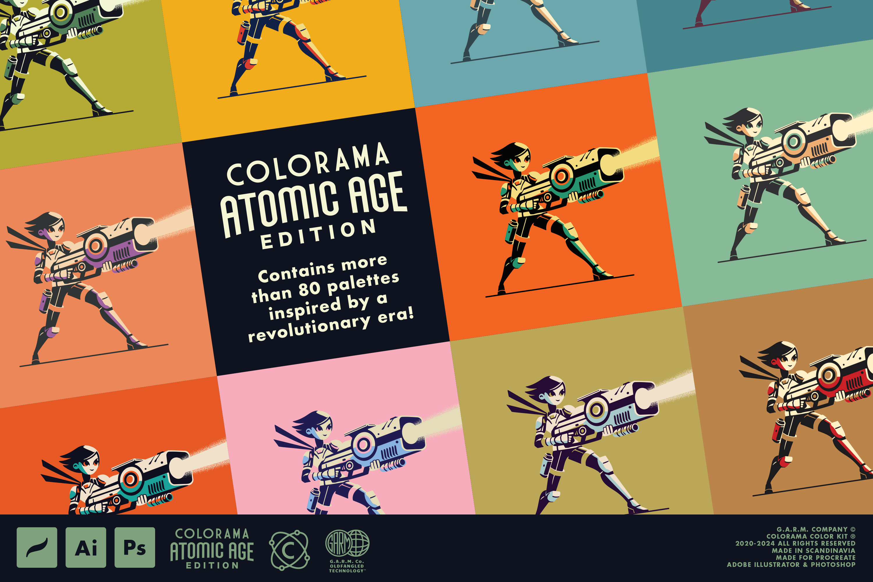 Colorama Color Kit - Atomic Age Edition by Emir Ayouni on Dribbble