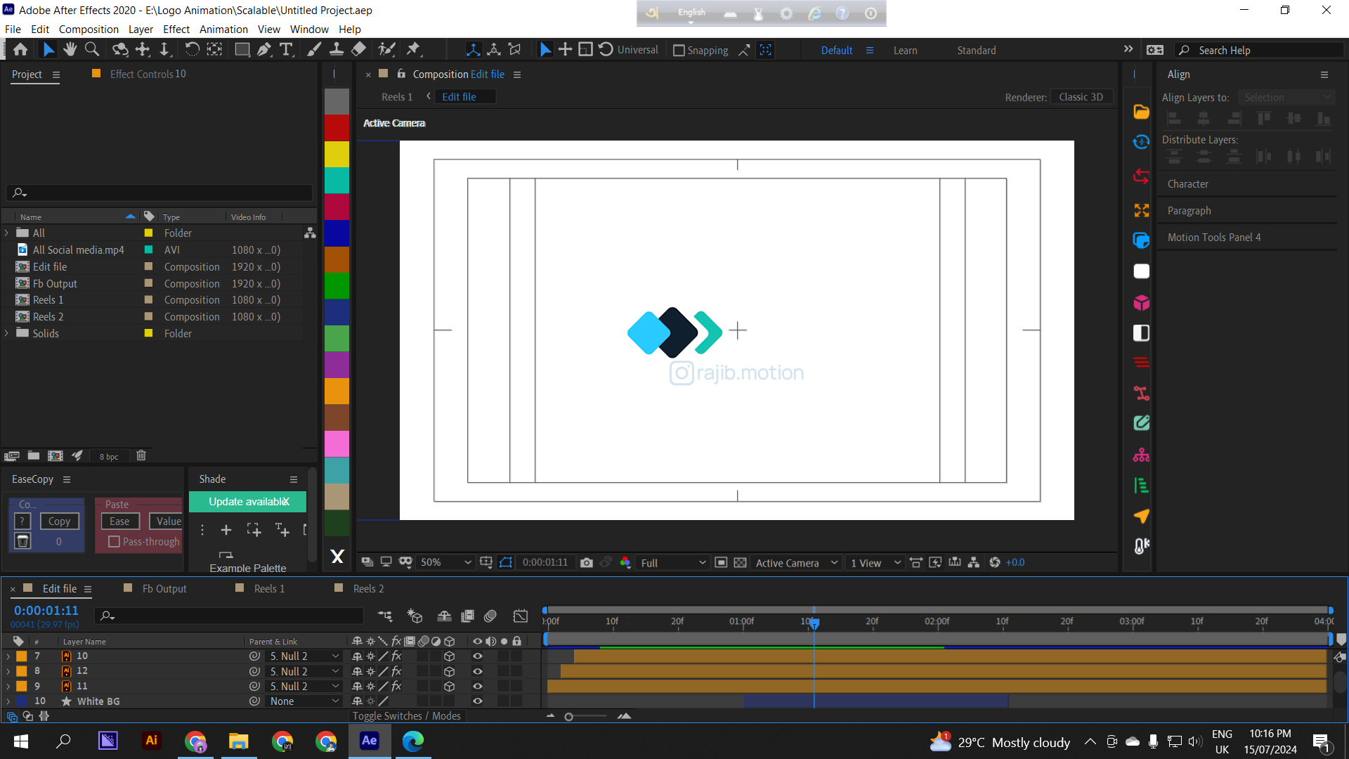 Scalable Logo Animation by Rajib Ahamed by Rajib Ahamed on Dribbble