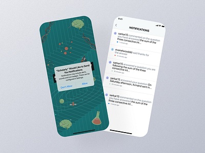 Notification Mobile App Ui by UI Ants on Dribbble