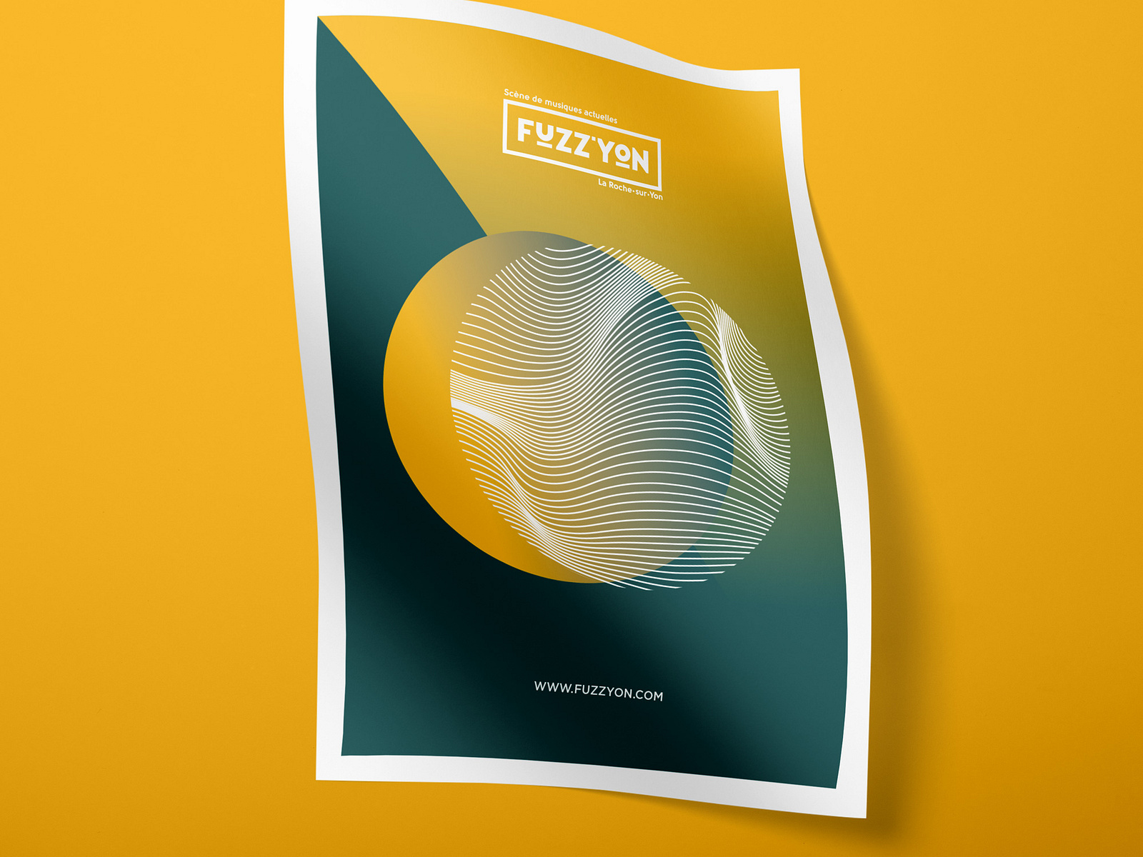 Fuzz'Yon • graphic design poster by SUPERPOSE on Dribbble