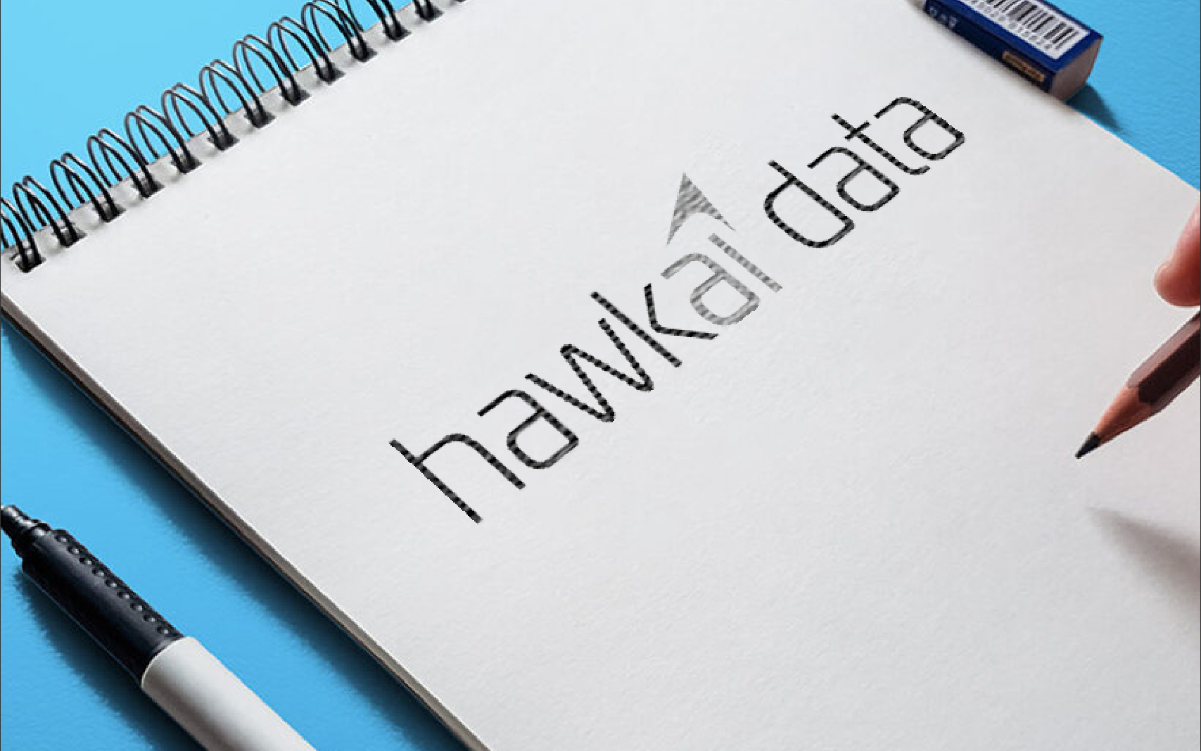 Hawkai Data Tech StartUp Rebrand Design by Anju John on Dribbble
