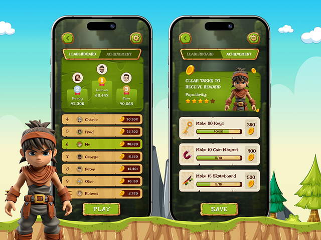 Game Leaderboard designs, themes, templates and downloadable graphic ...