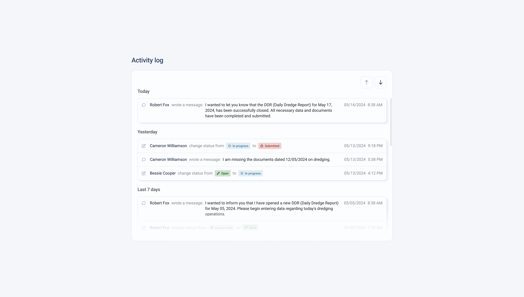 Activity Log designs, themes, templates and downloadable graphic ...