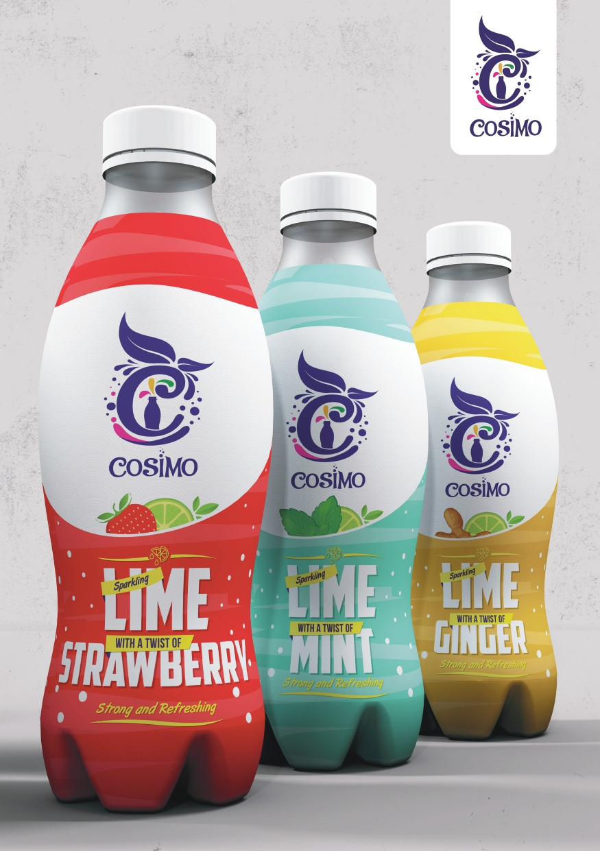 Cosimo Drinks Package Design by Harry Ramoliya on Dribbble