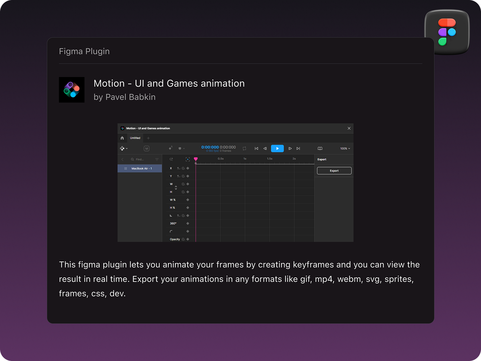 Design Animations in Figma - Motion UI by Cyces on Dribbble