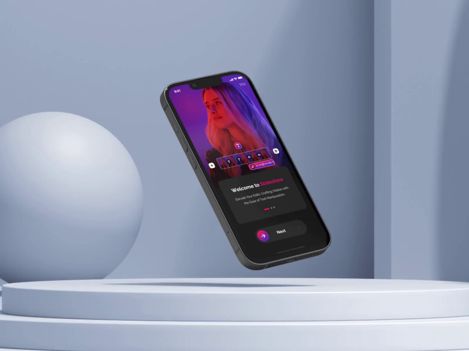 Slide Show Maker - Video Editor App by Graypple Design Studio on Dribbble