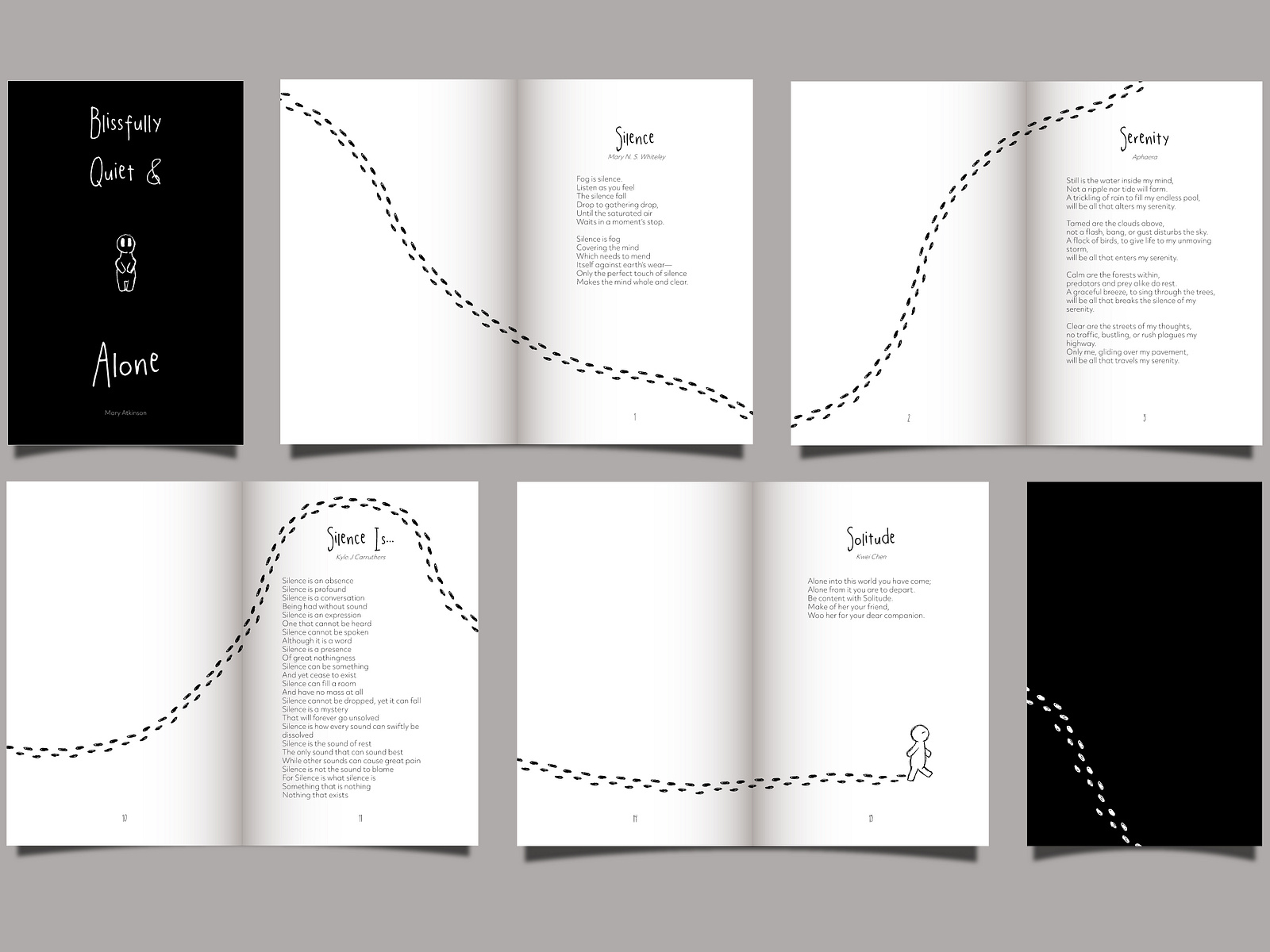 Poetry Chapbook by Mary Atkinson on Dribbble