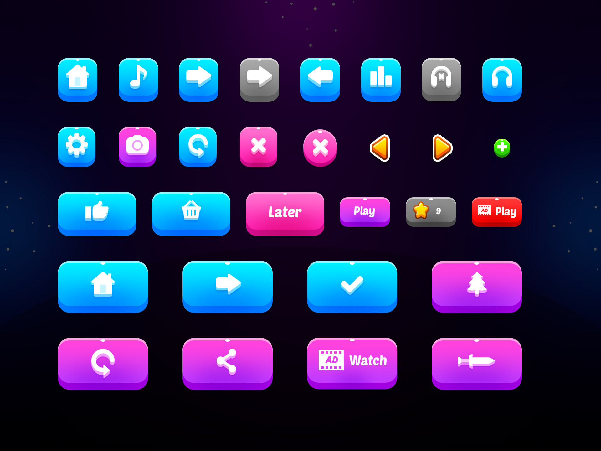 Game Button designs, themes, templates and downloadable graphic ...