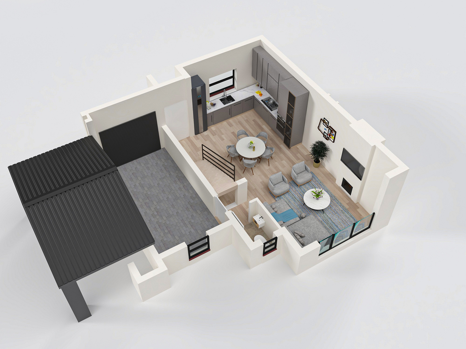3D Architectural Rendering by BlueRibbon 3D Animation studio on Dribbble
